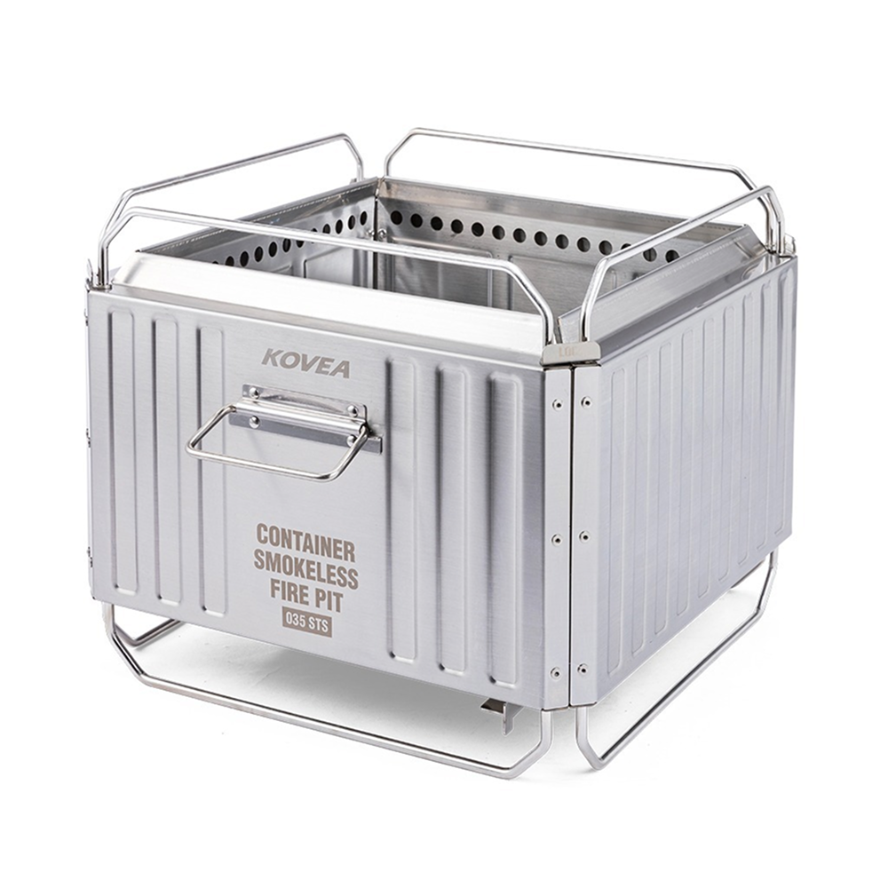 Container Double Combustion Fire Pit - BIGTENT